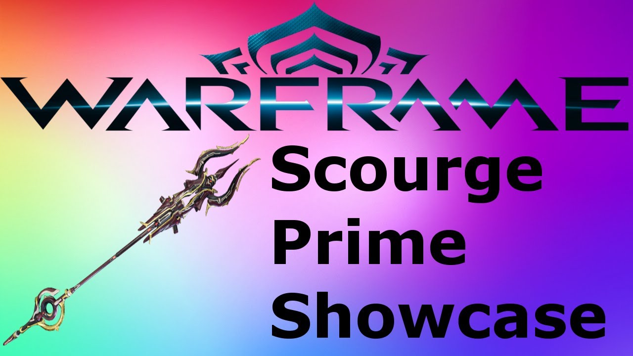Warframe Scourge Prime Powerful Magic Staff - YouTube
