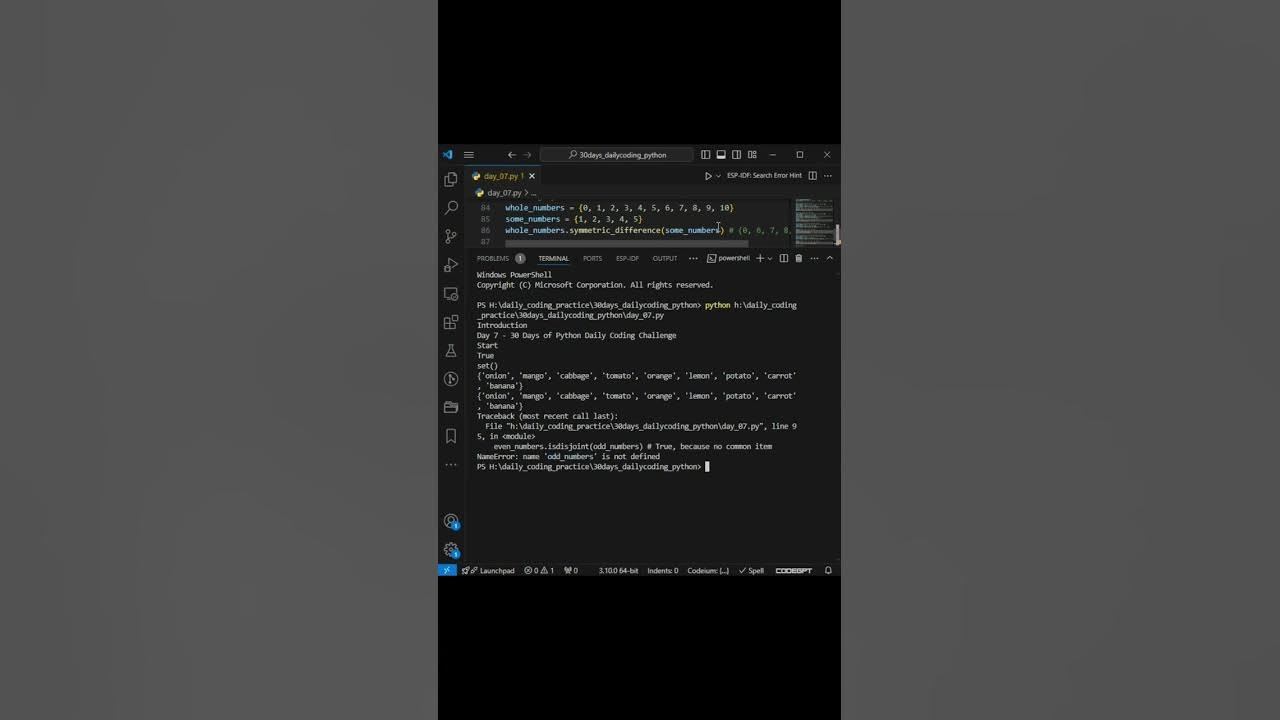 #shorts Đi qua cơn giông #coding #laptrinhpython #python #xuhuong #dailycoding #daily_coding ...