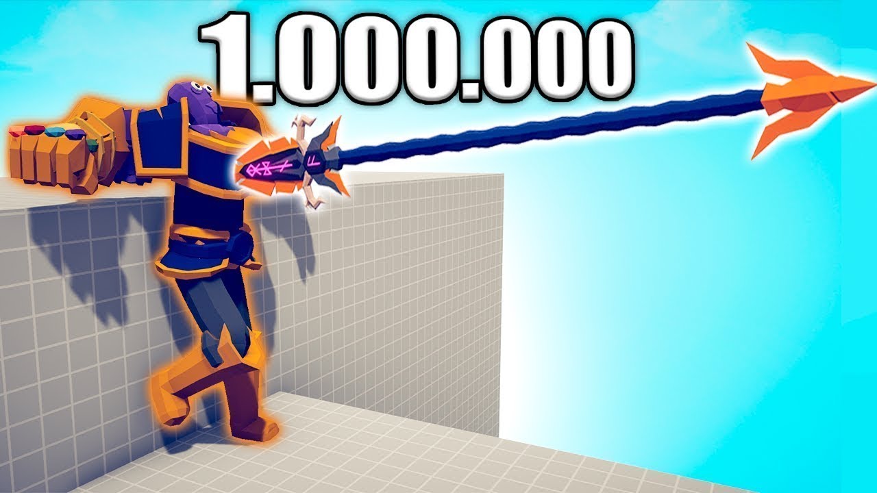 1.000.000 DAMAGE GUNGNIR & AXE THROWER vs UNITS - TABS | Totally ...