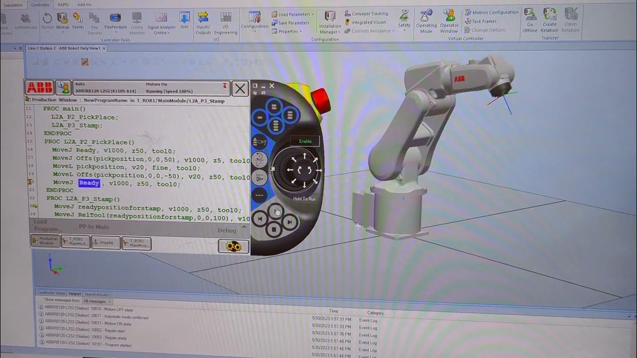 Lab2A PREP ABB ROBOT - YouTube