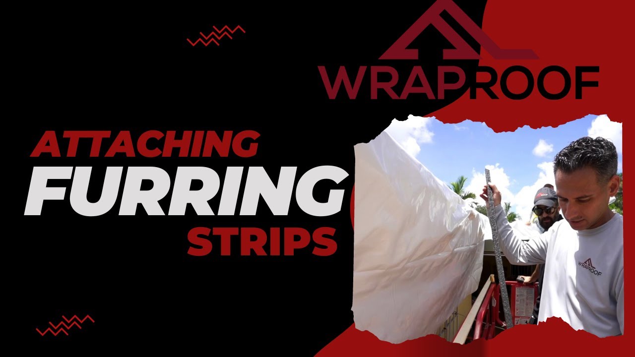 Attaching Furring Strips (Roof) Wrap Roof - YouTube