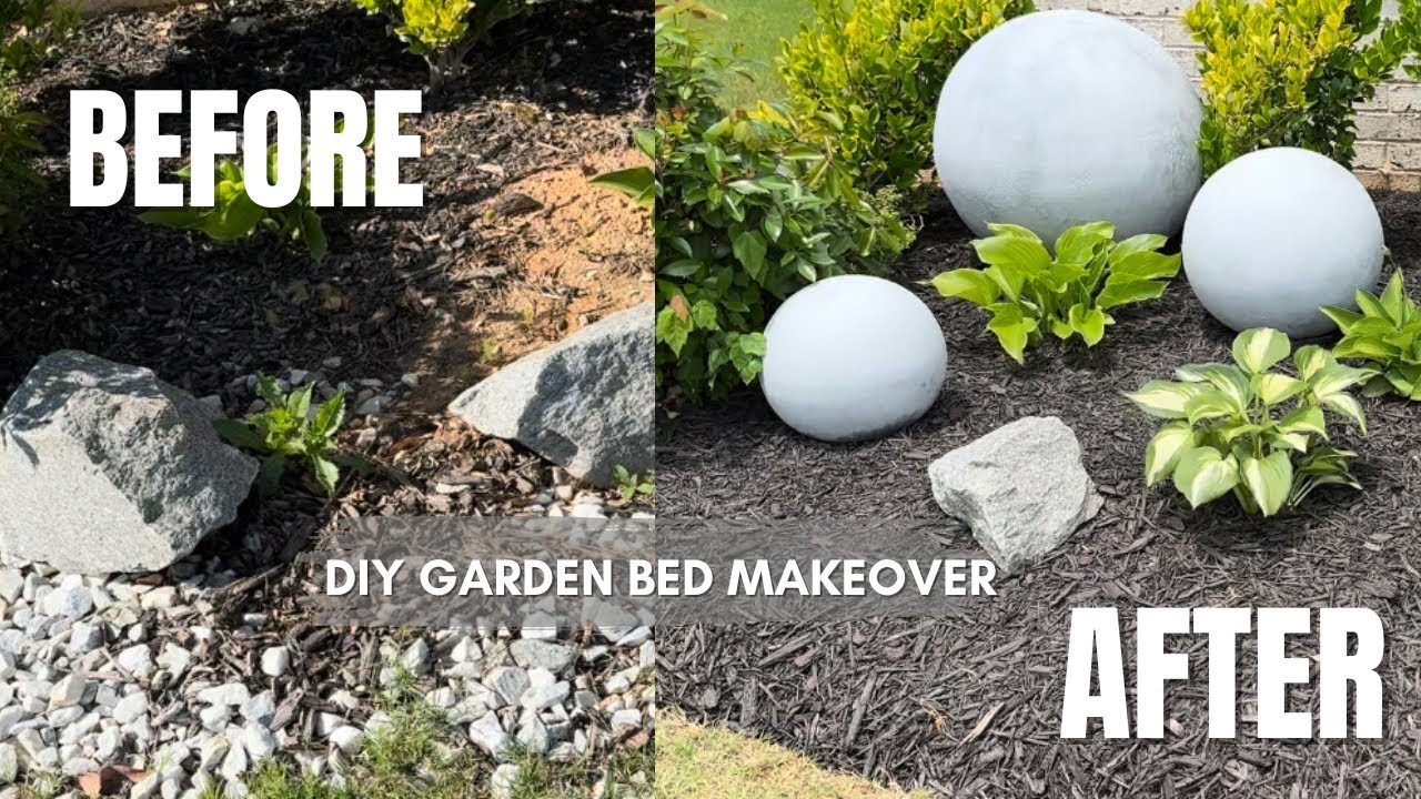 Diy Front Yard Makeover Modern Garden Bed Landscaping Garden