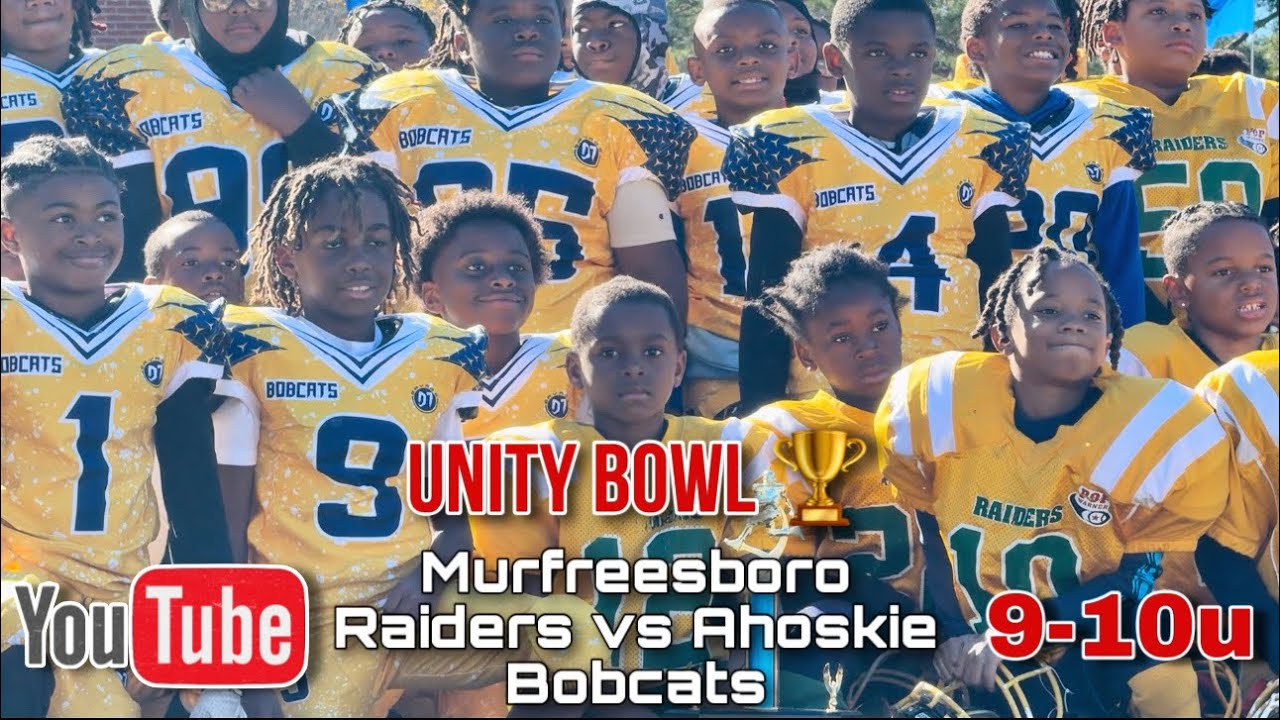 9-10u Unity Bowl 🏆 Murfreesboro Raiders vs Ahoskie Bobcats - YouTube