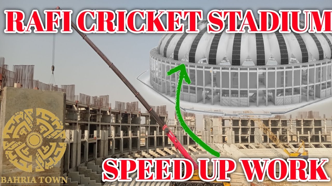 RAFI CRICKET STADIUM. Rafi Cricket Stadium New video of construction ...