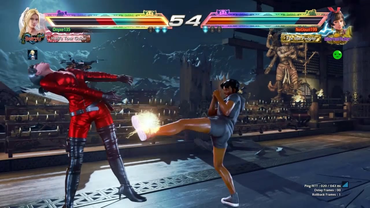 TEKKEN 7 - Nina (Onyxe Blade) Versus Josie (NotJouri199) - YouTube