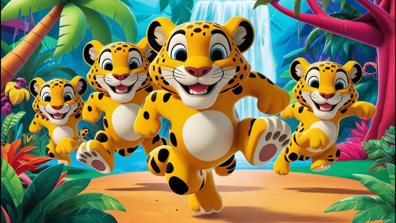 5 Little Baby Tigers | Fun & Playful Jungle Song for Kids! - YouTube