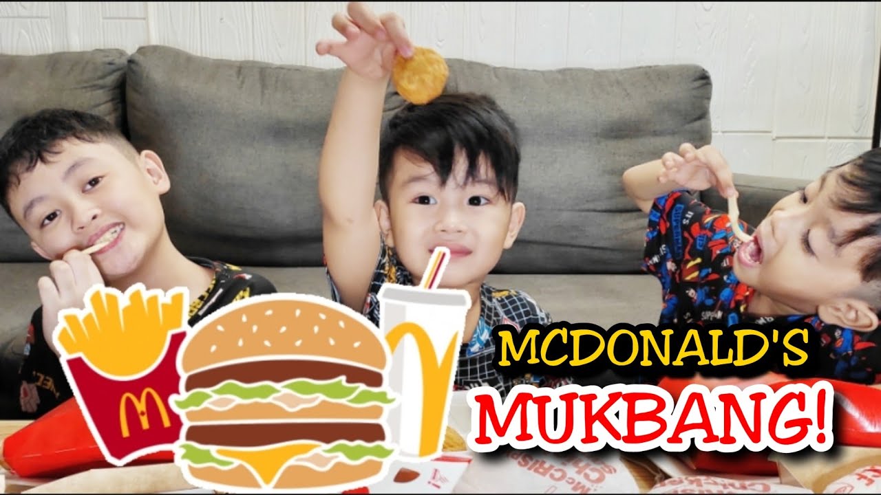 MCDONALD'S MUKBANG! Kids EDITION! - YouTube