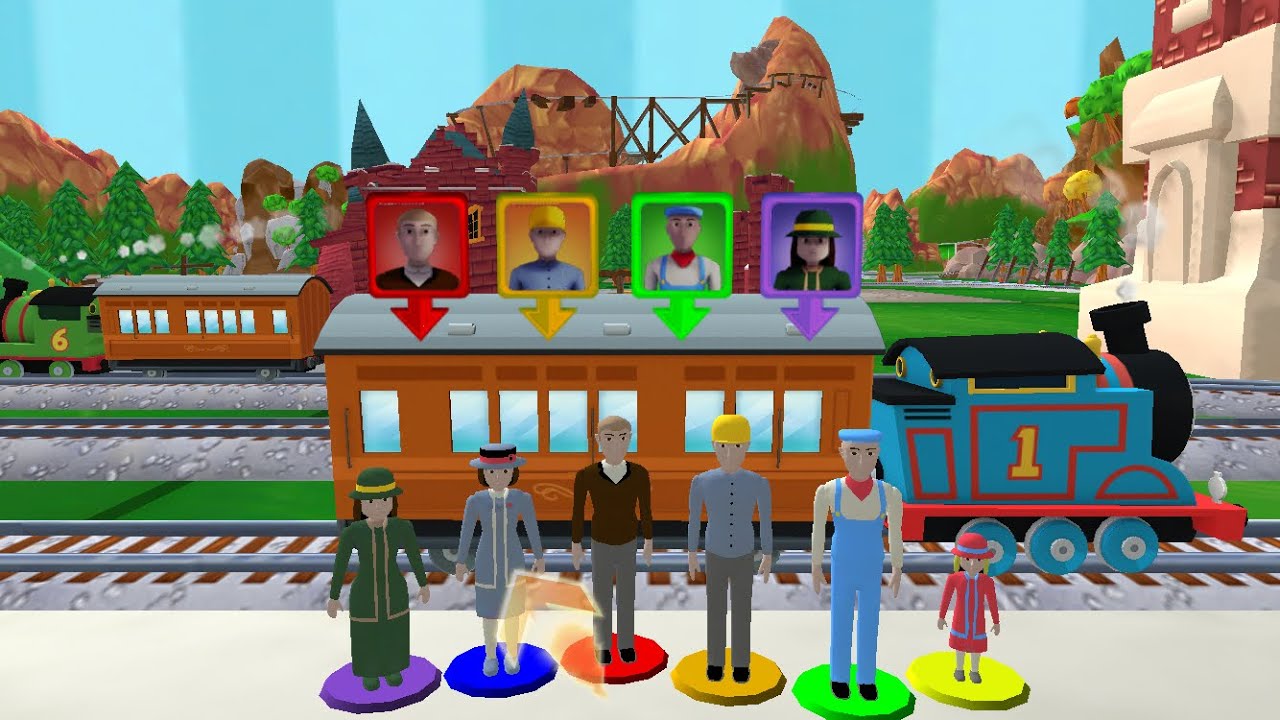 Thomas and Friends Magical Tracks #6 Thomas and Percy drop passengers ...