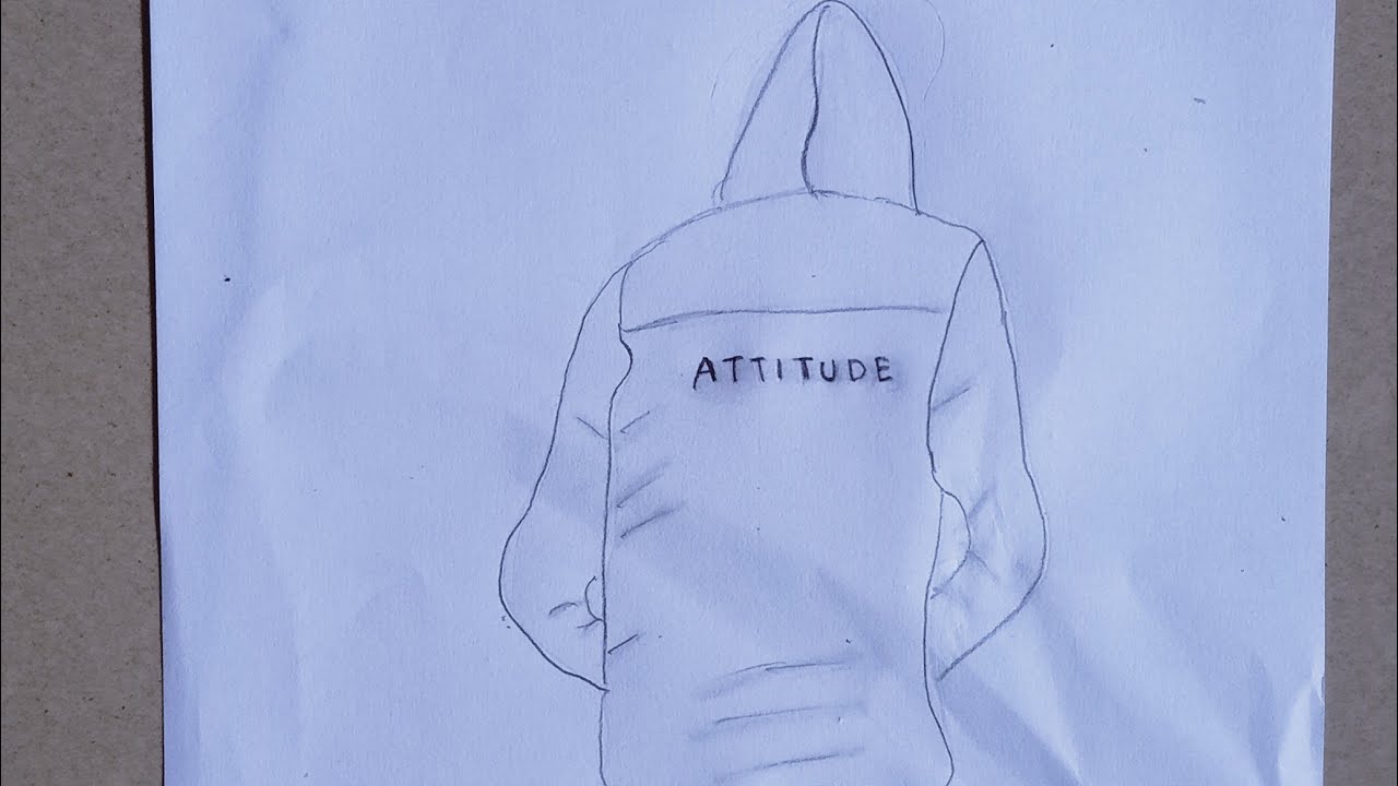 Attitude Boy Drawing Very Easy Step By Step Tutorials - YouTube