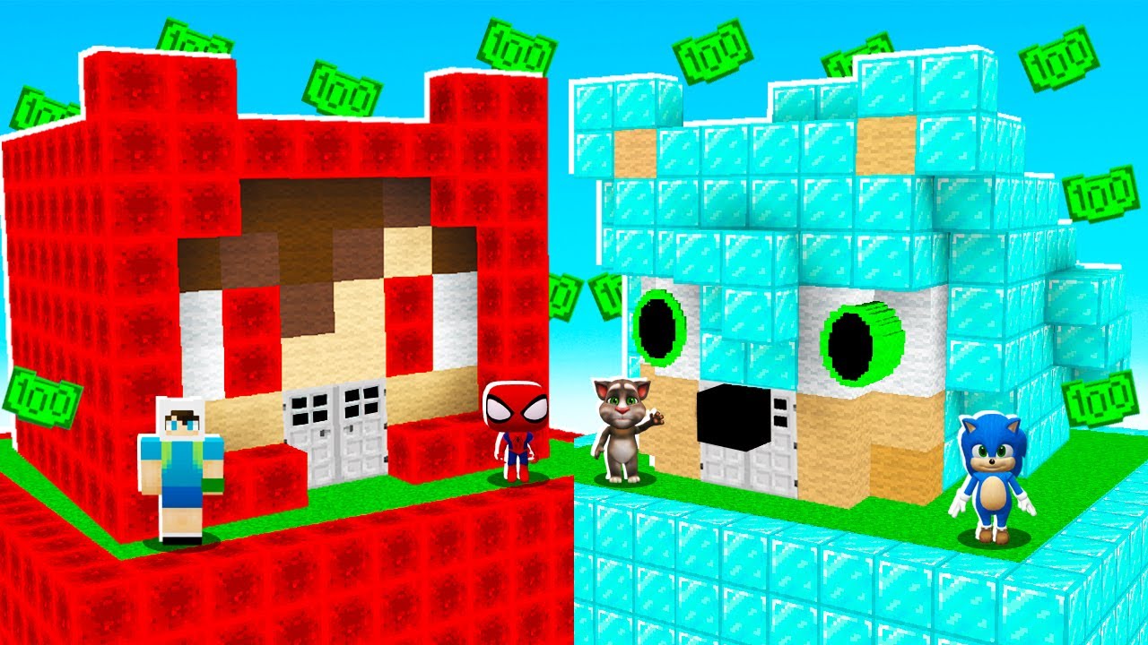ENES ARSLAN VS BEBEK SONİC MİLYONER EV KAPIŞMASI - 😨 Minecraft - YouTube