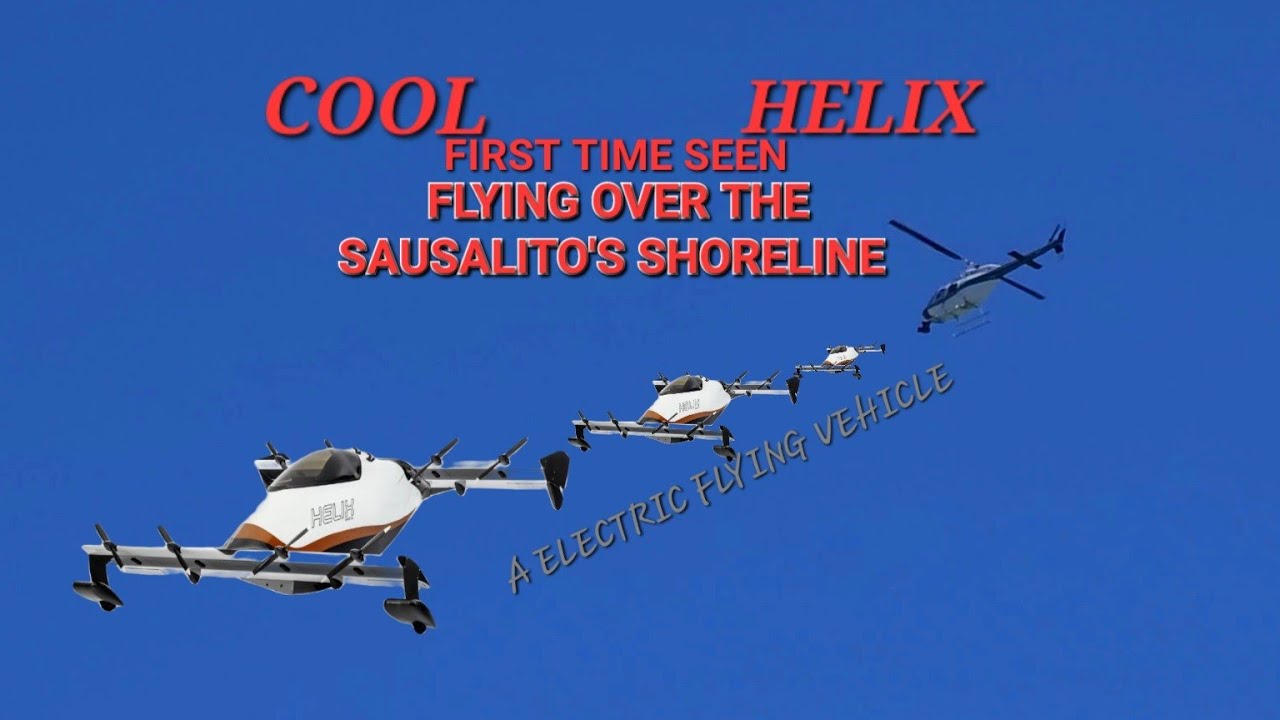 HELIX PIVOTAL AERIAL VEHICLE FLYING OVER SAN FRANCISCO'D BAY - YouTube