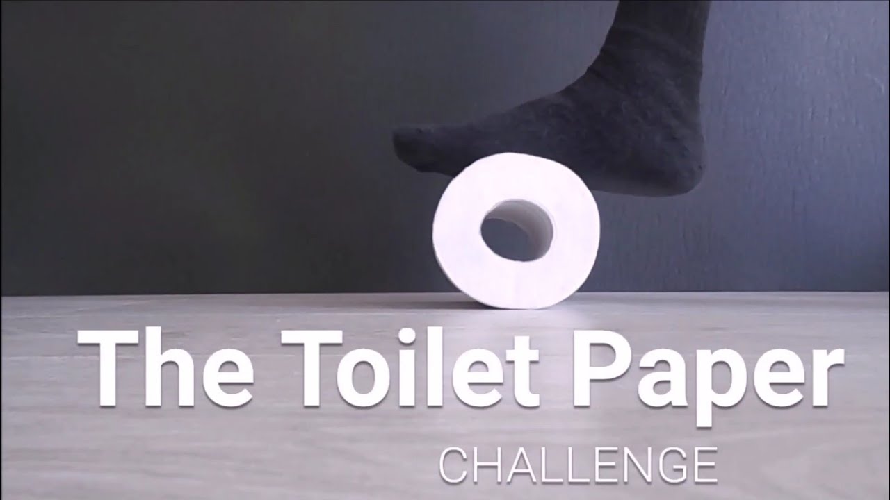 THE TOILET PAPER CHALLENGE - STAY AT HOME !!! - YouTube