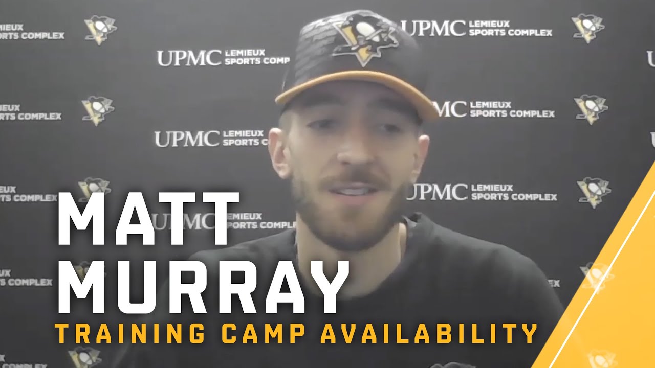 Matt Murray | Training Camp Day 7 Media Availability - YouTube