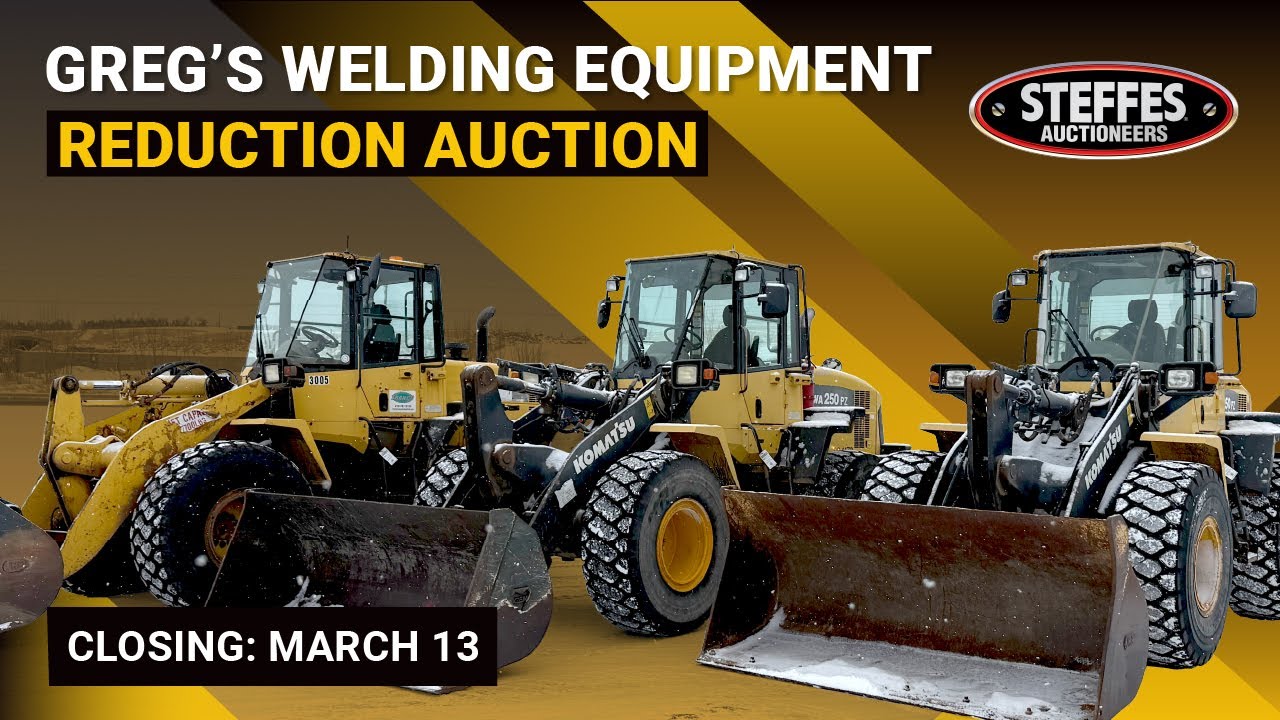 Greg's Welding Equipment Reduction Auction - YouTube