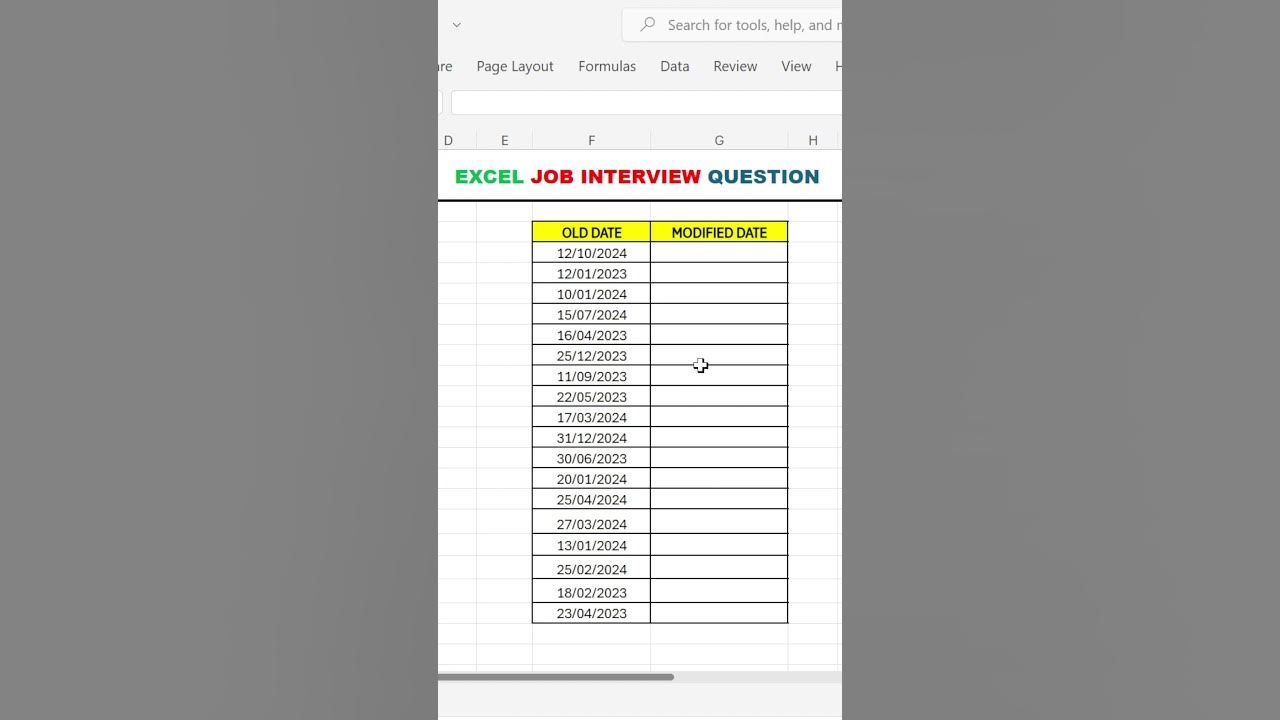 Master This Excel Interview Question to Get Hired! #exceltips #exceltutorial #shorts #trending ...