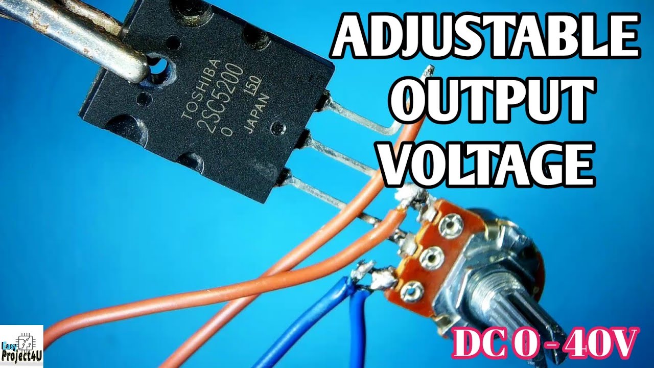 DIY Simple 0-40V DC Variable Power Supply - YouTube