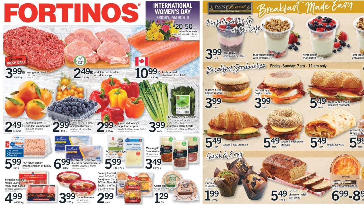 Fortinos Flyer Canada 🇨🇦 | March 07 - March 13 - YouTube