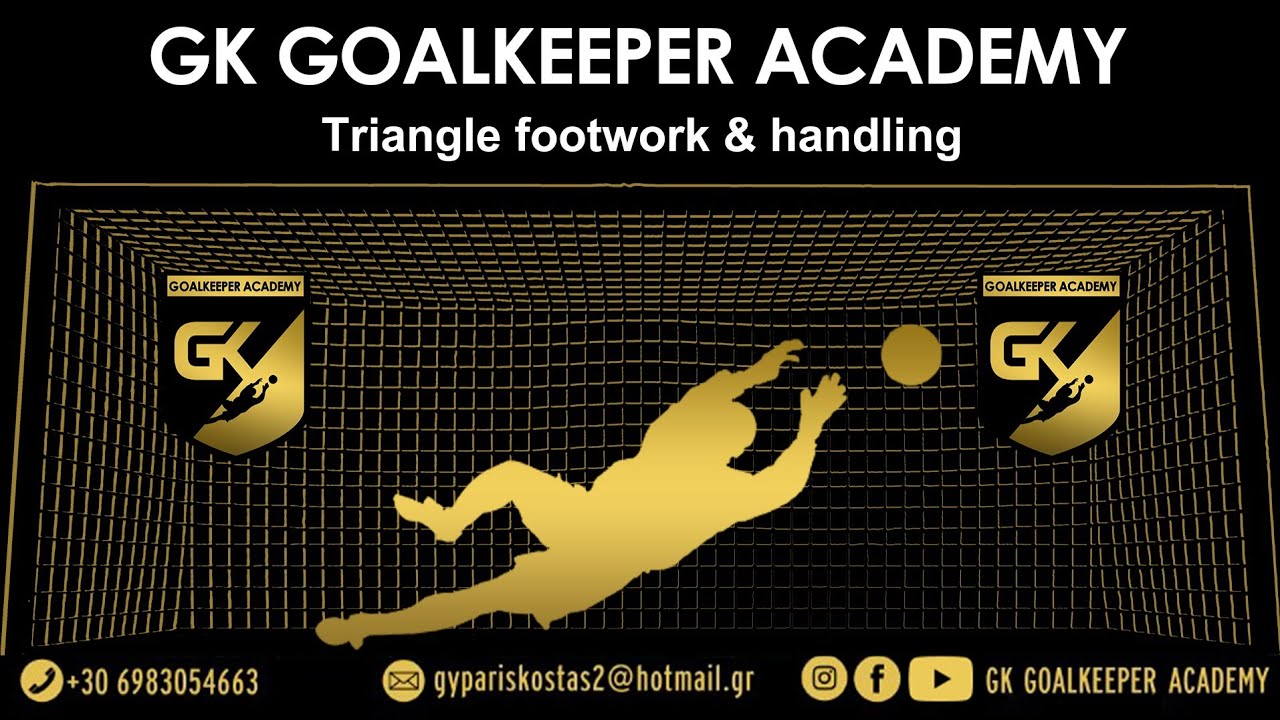 Triangle footwork and handling | Goalkeeper Training - YouTube