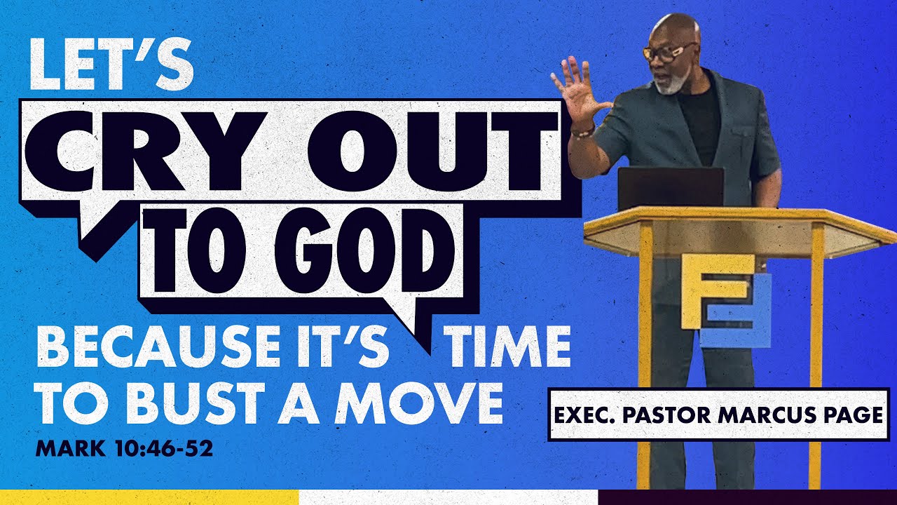 08.25.24 Sunday Service |Pastor Marcus Page | "Let's Cry Out to God ...