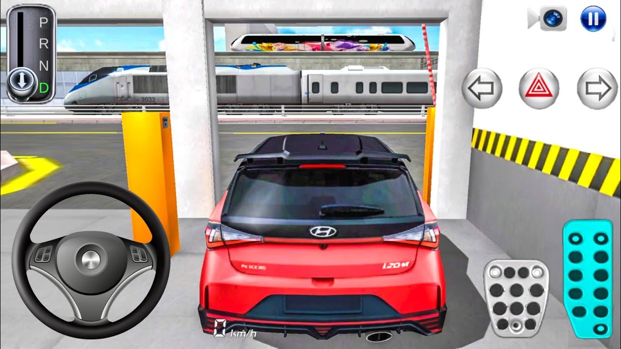 New Hyundai i20-N Red🚗 Hatchback Car In Parking🅿️ - 3D Driving Class ...