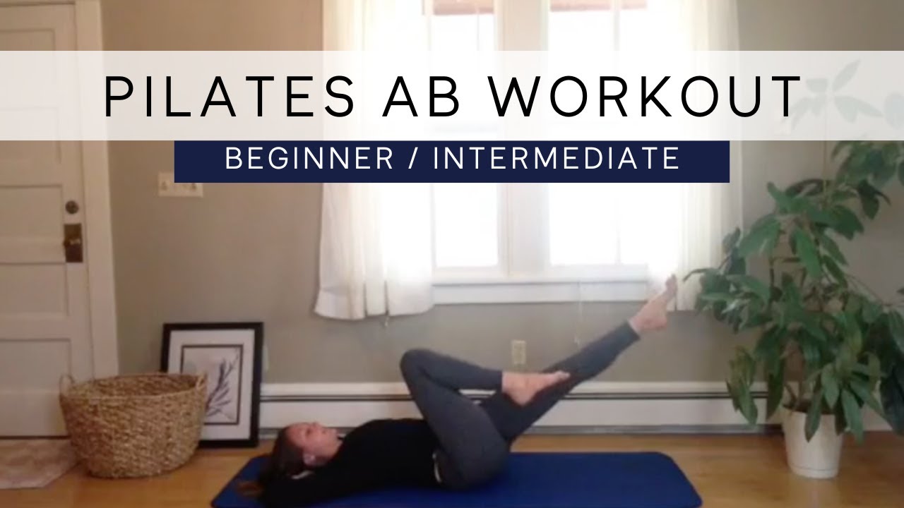 10 Minute Beginner Intermediate Pilates Core Exercises - YouTube