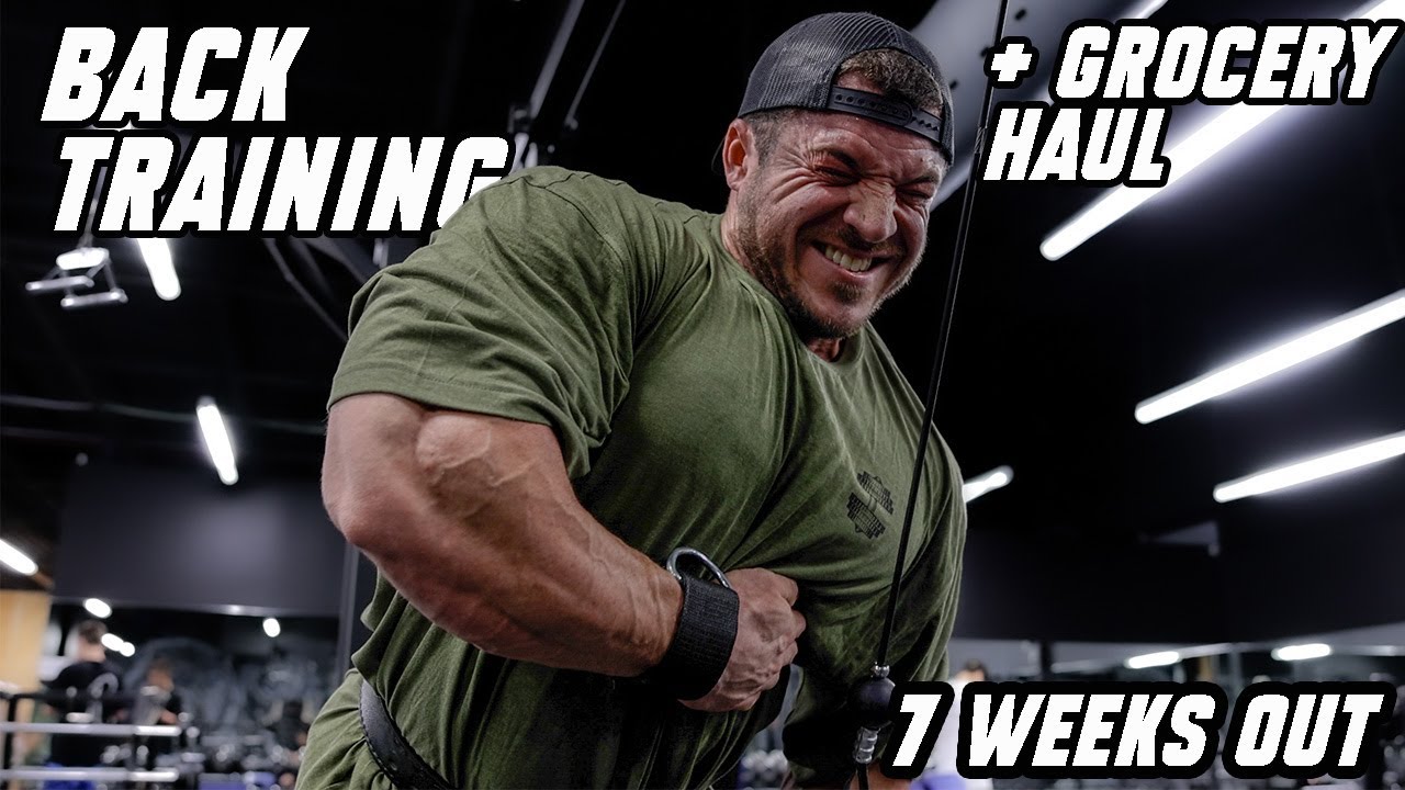 MY CURRENT PREP DIET + BACK TRAINING - YouTube