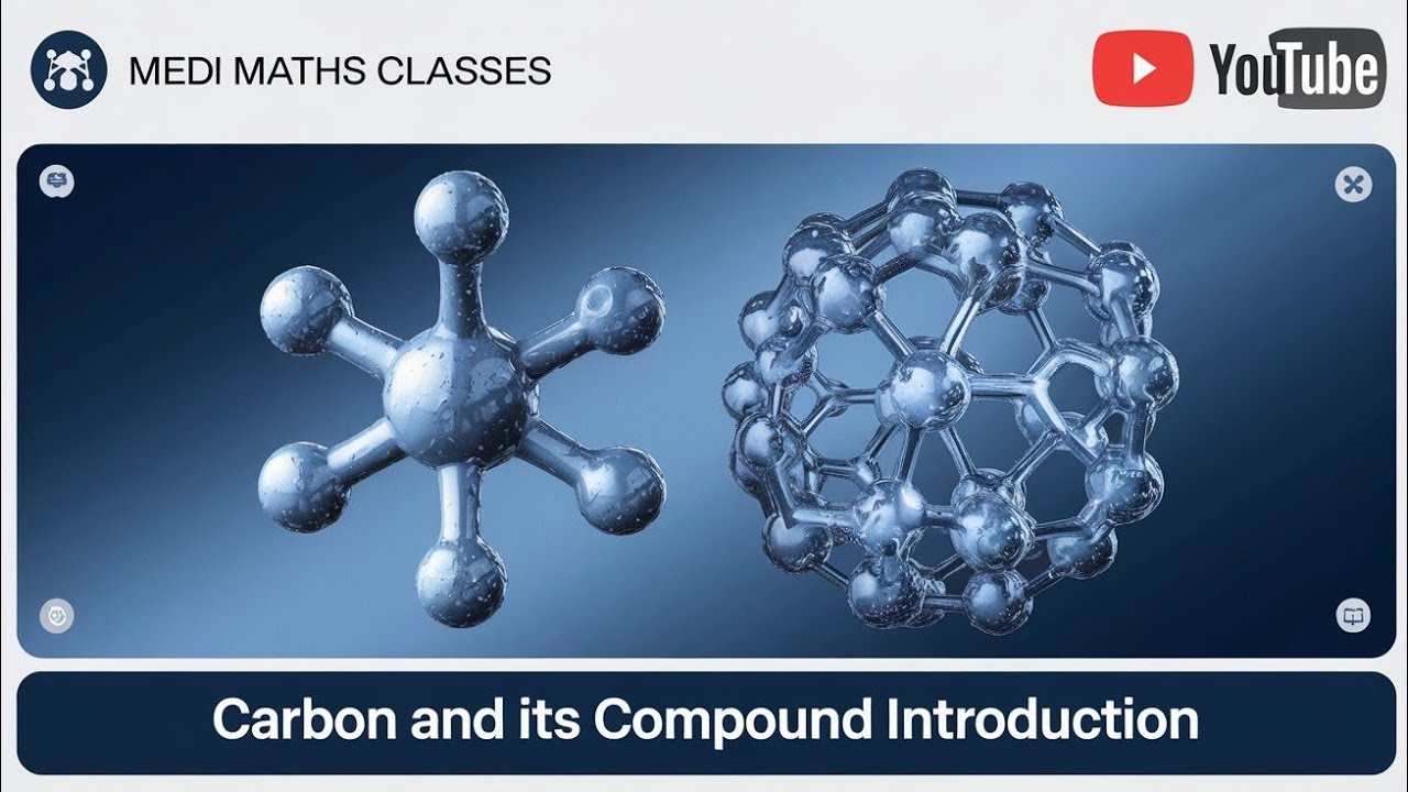 Carbon and Its Compound | Introduction | Medi Maths Classes - YouTube