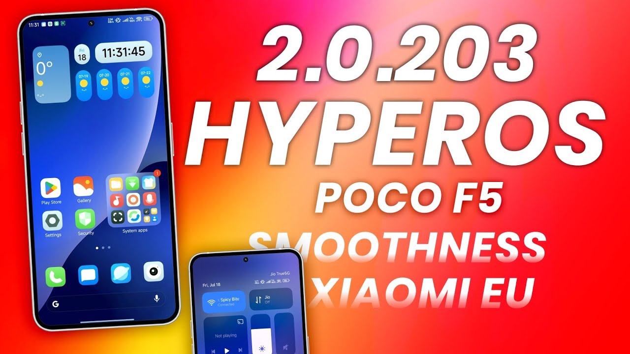 POCO F5 : HyperOS 2.2 Official Type Update with better Animation and ...