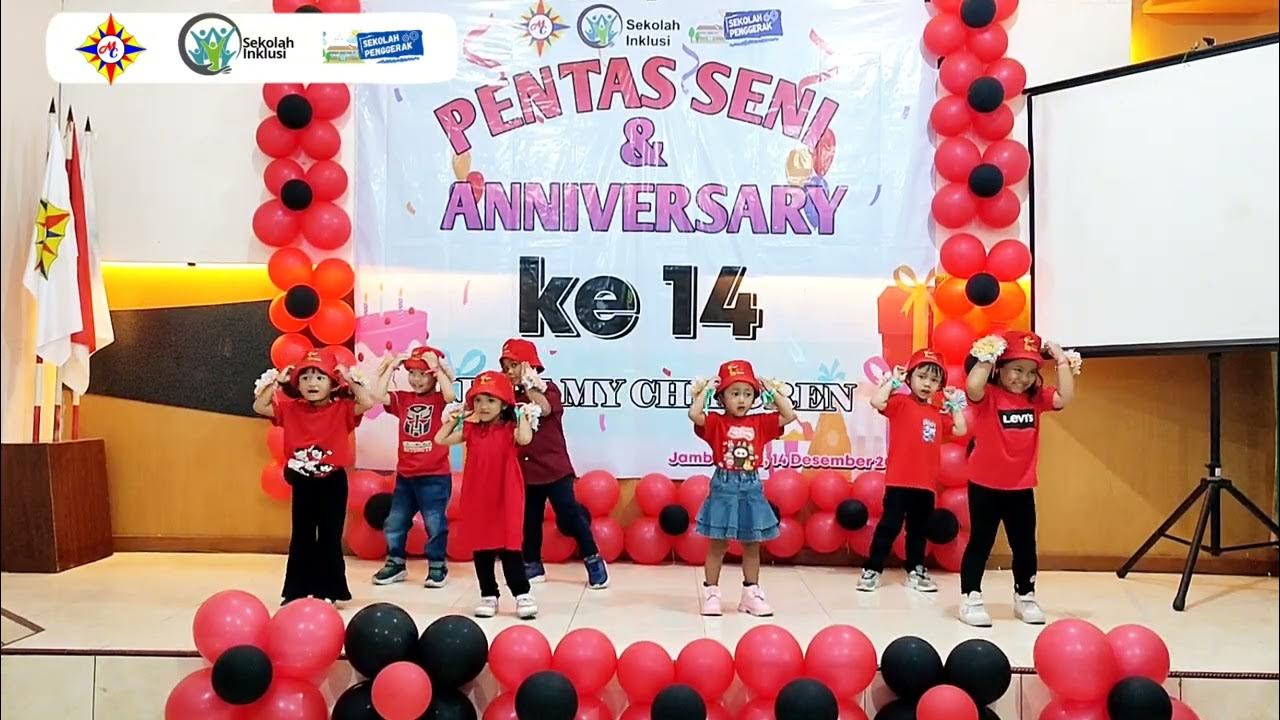 TARI TOPI SAYA BUNDAR_KB TK MY CHILDREN #tari #tarian #taritopisayabundar #anniversary # ...