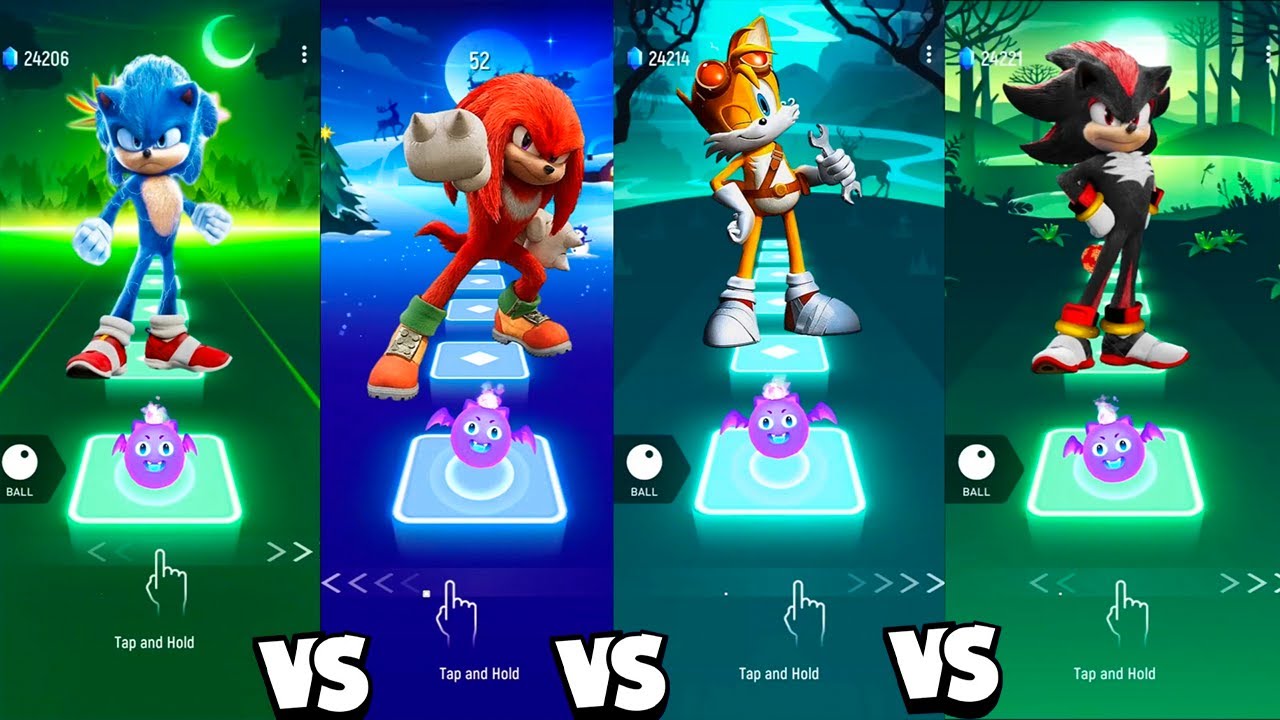 Sonic EXE VS Sonic EXE VS Sonic EXE VS Sonic EXE | Tiles Hop EDM Rush ...