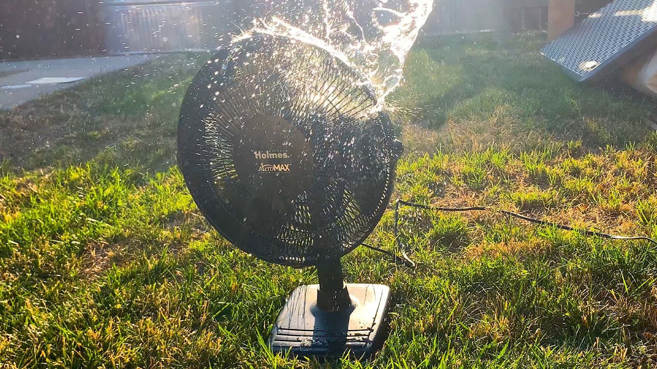 Holmes AeroMAX Desk Fan Destruction - YouTube