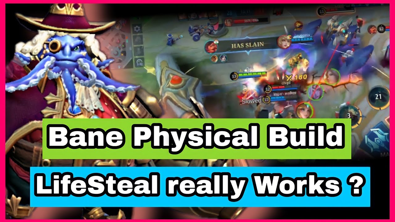 Bane Best Build 2022 | LifeSteal Testing on Classic | Bane - Mobile ...
