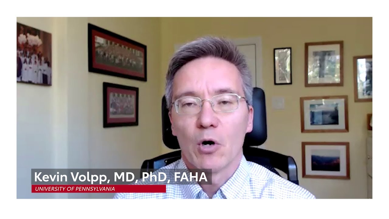 #AHA22 - Kevin Volpp-Distinguished Scientist - YouTube