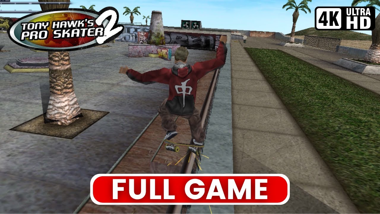 TONY HAWK'S PRO SKATER 2 | Full Game (PC Gameplay 4K UHD) - YouTube