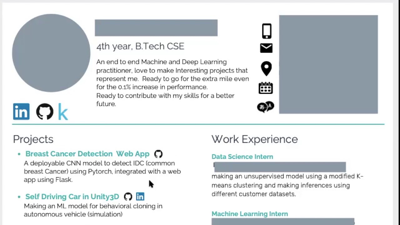 Machine and Deep Learning Resume Review - YouTube
