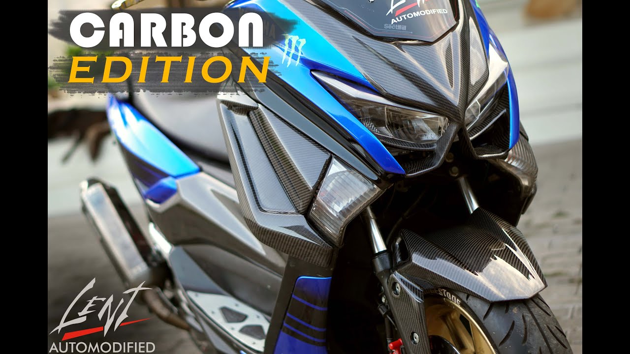 YAMAHA OLD NMAX CARBON EDITION LENT AUTOMODIFIED - YouTube