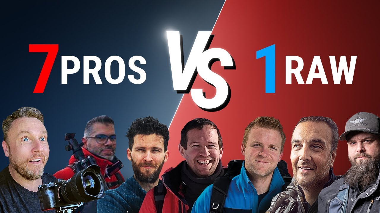 7 Pro Photographers Edit the Same Raw Photo: See the Transformations ...