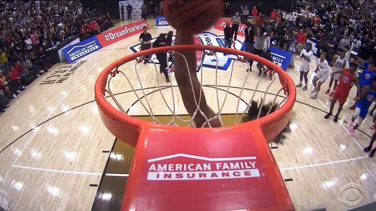2019 American Family Insurance High School Dunk Contest - YouTube