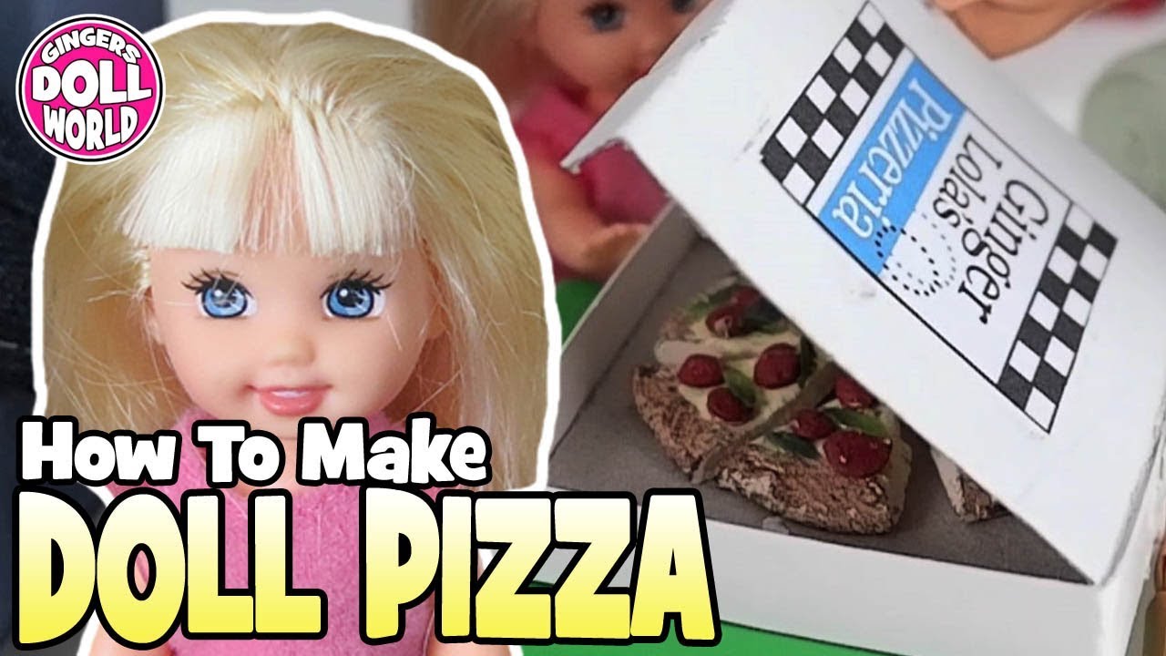 How to Make Miniature Doll Pizza Doll Crafts - YouTube