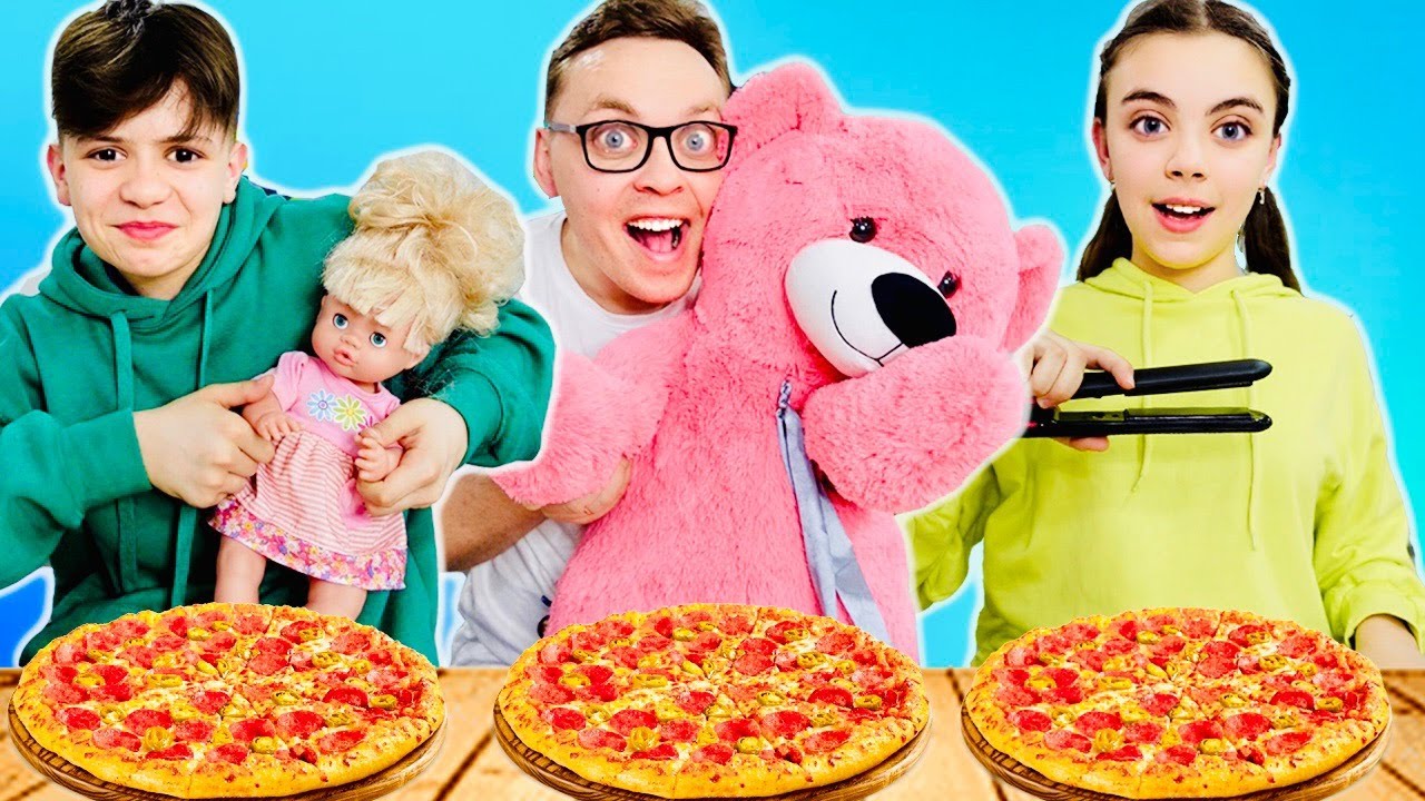 MÂNCĂM cu OBIECTE STRANII #2 Challenge cu STAS si TATI - YouTube