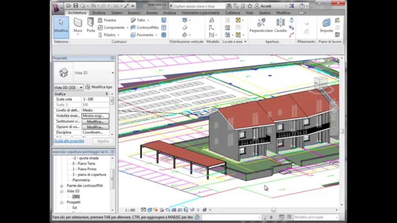 Corso Autodesk Revit livello base: Introduzione alle sezioni - YouTube