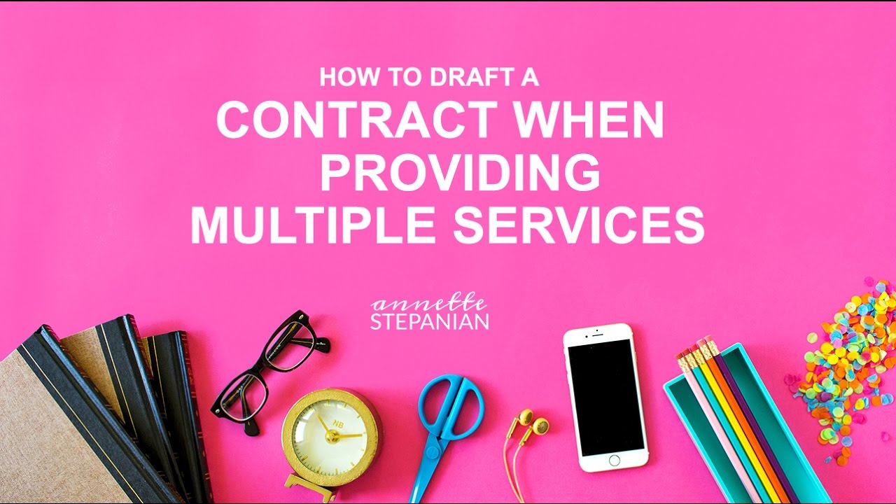 How to Draft a Contract When Providing Multiple Services - YouTube