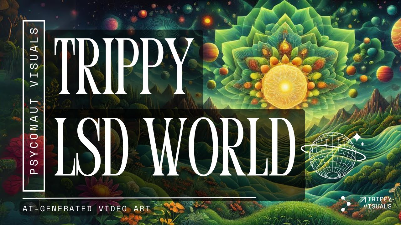 [4K UHD] Trippy AI Visuals | Psychedelic Meditation Music for Acid ...