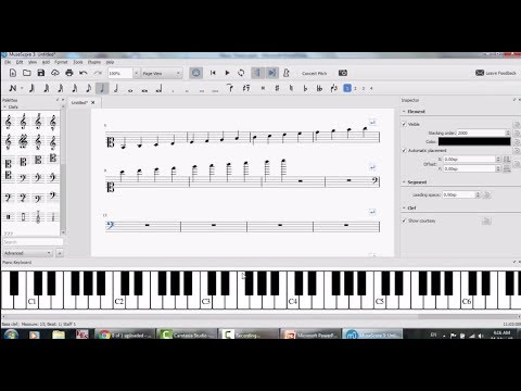 Movable Clefs, C Clef, Why different clefs, Thin and Thick voice layers ...