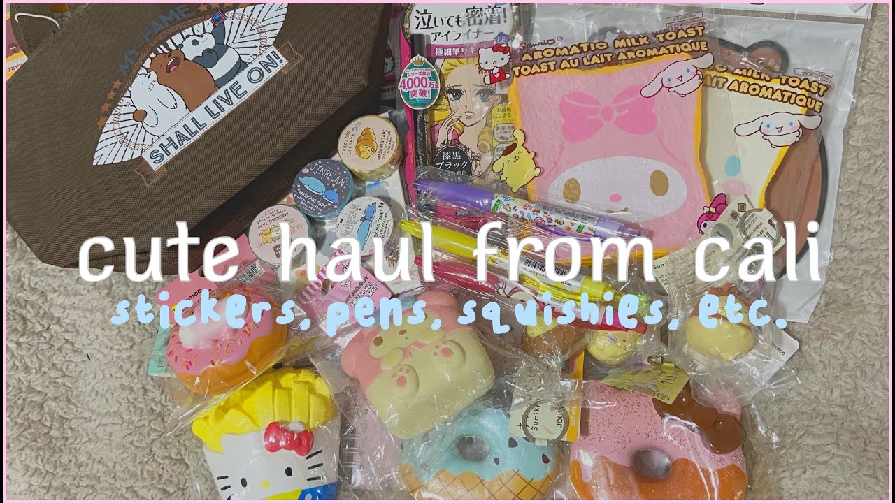 cute haul from california! - YouTube