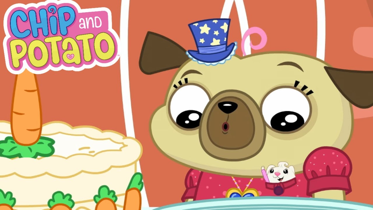 Chip and Potato | ¡Abuela Pugs Cumpleaños increíbles! | Dibujos ...