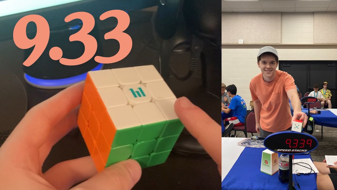 My First Official Sub 10 3x3 Solve Reconstruction - YouTube