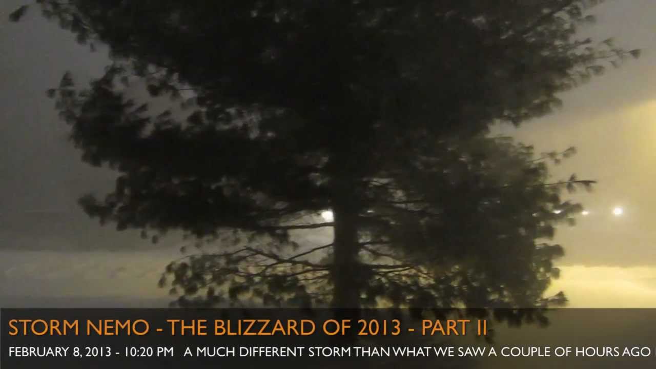 Part 2 - Gaining Intensity - Winter Storm Nemo Hits Connecticut ...