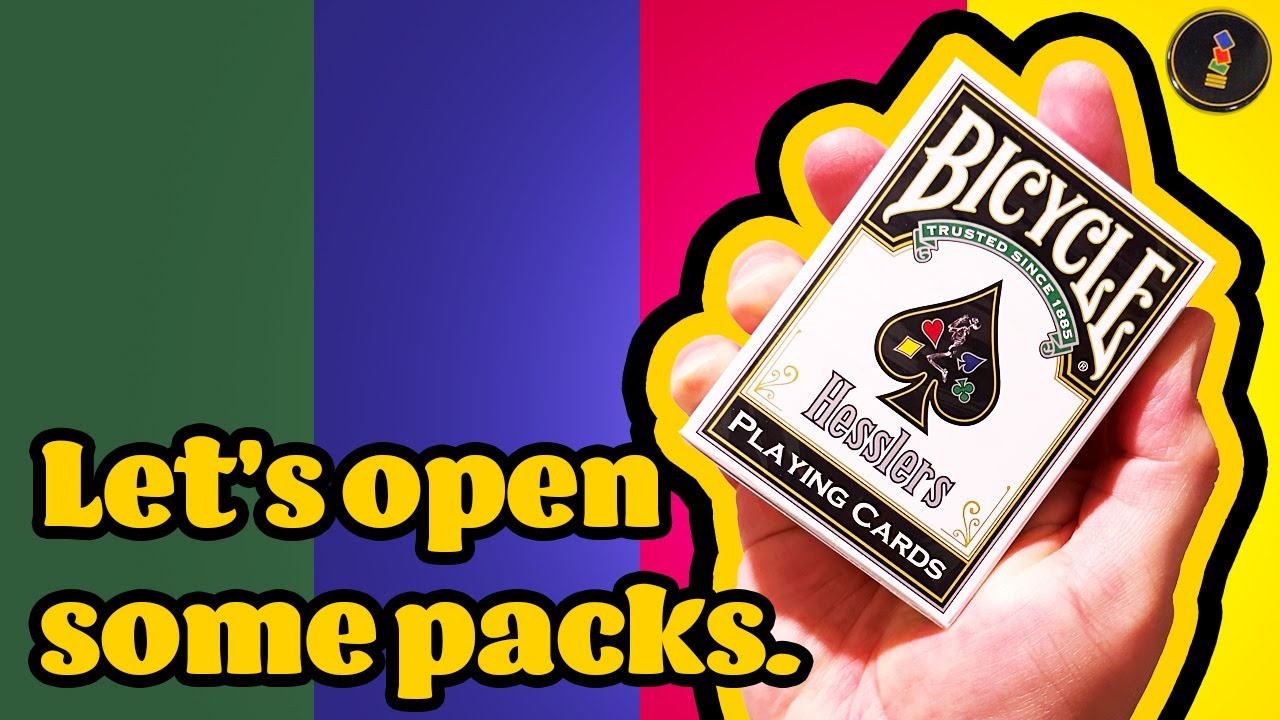 NEW Hessler's Playing Cards - 4 color suits for the win! - YouTube