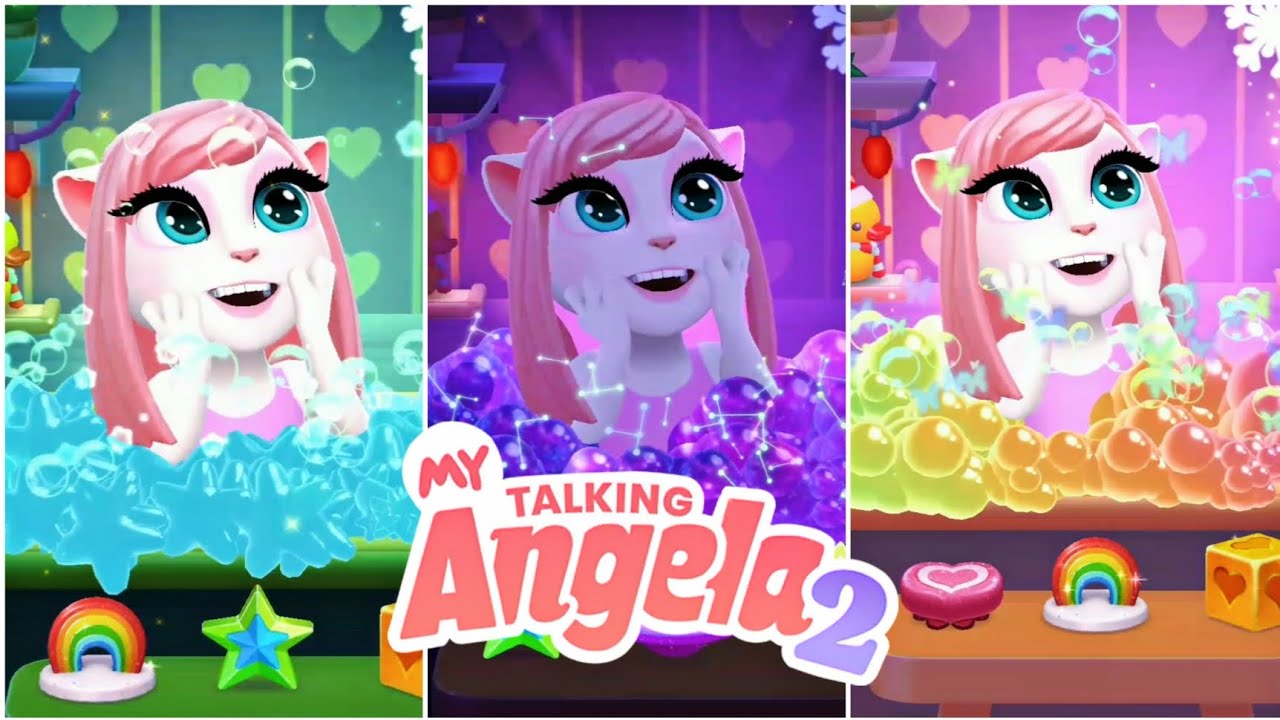 My Talking Angela 2 - Christmas Update Gameplay ☃️🎄| Cosmic Show ...